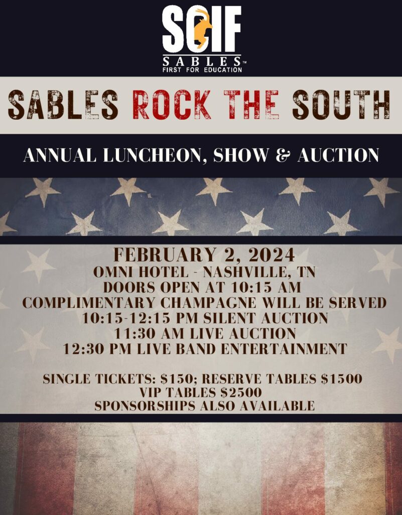 SCI Convention Sables Luncheon - Safari Club International Foundation